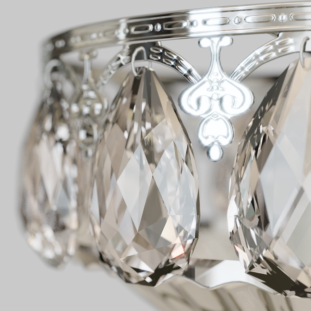 3D Model Sconce Chandelier Lamp - TurboSquid 1664142