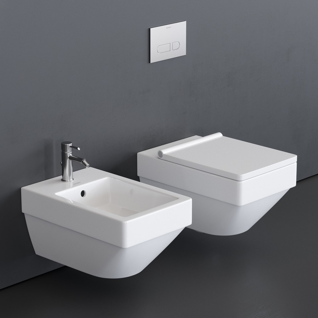 3D Vero Air Toilet Wall-hung - TurboSquid 1498417