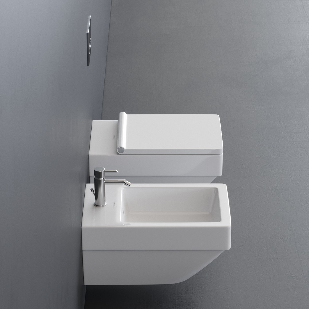 3D Vero Air Toilet Wall-hung - TurboSquid 1498417