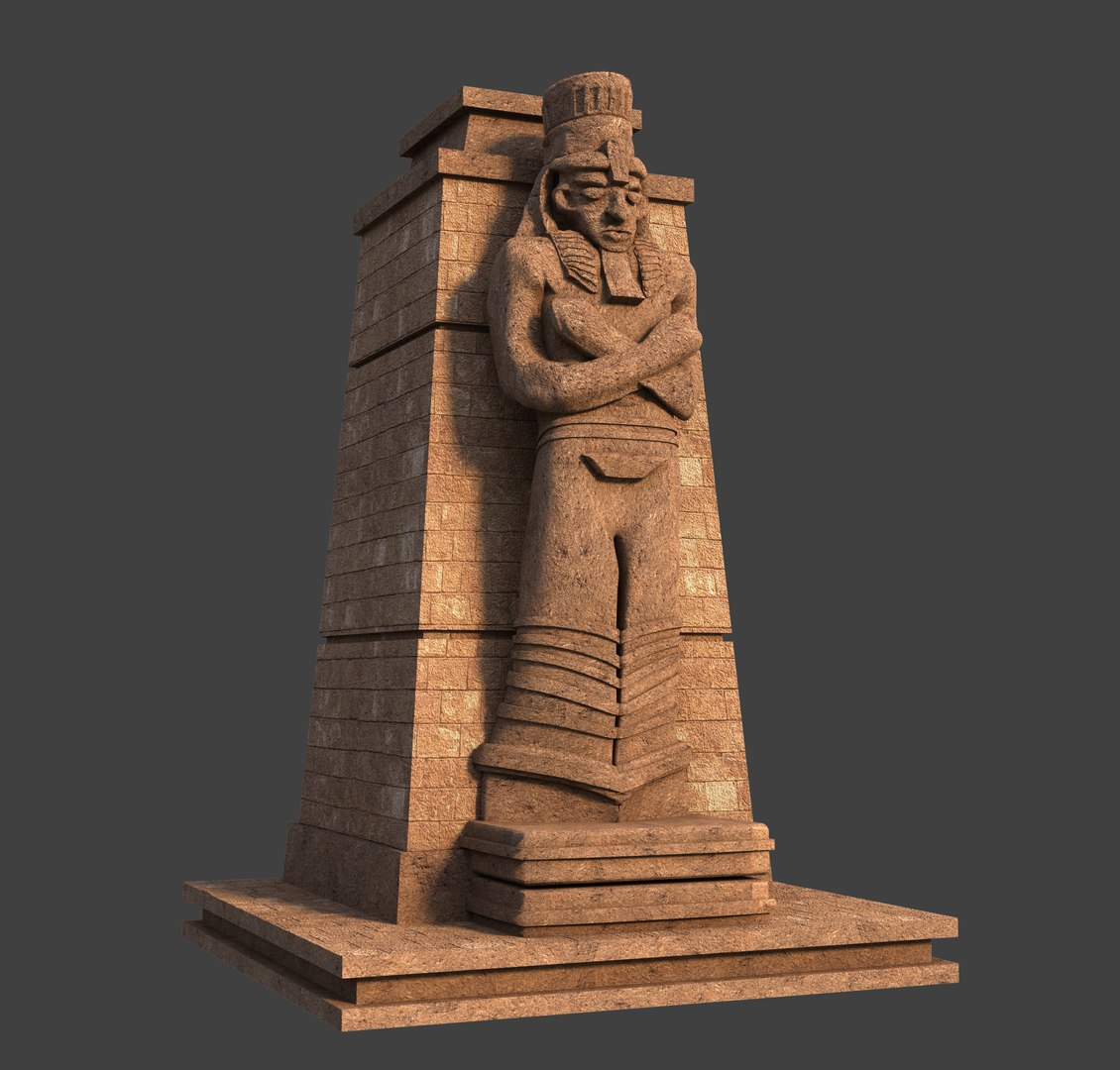 Free Fantasy Egyptian Statue V2 3D Model - TurboSquid 2250376