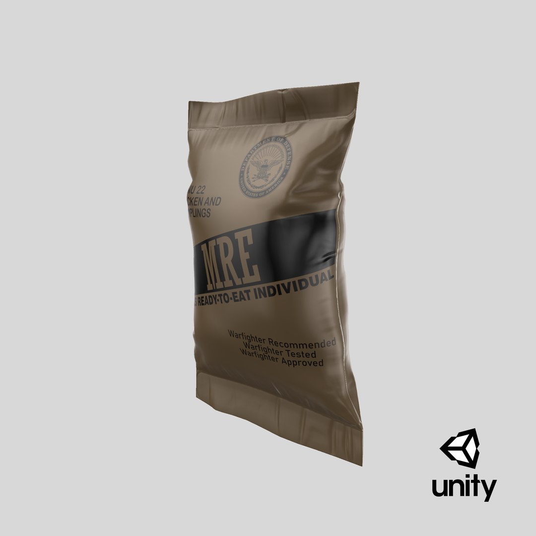 MRE Package 3D model - TurboSquid 1966091