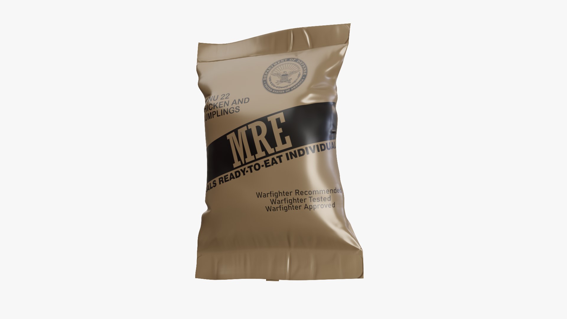 MRE Package 3D Model - TurboSquid 1966091