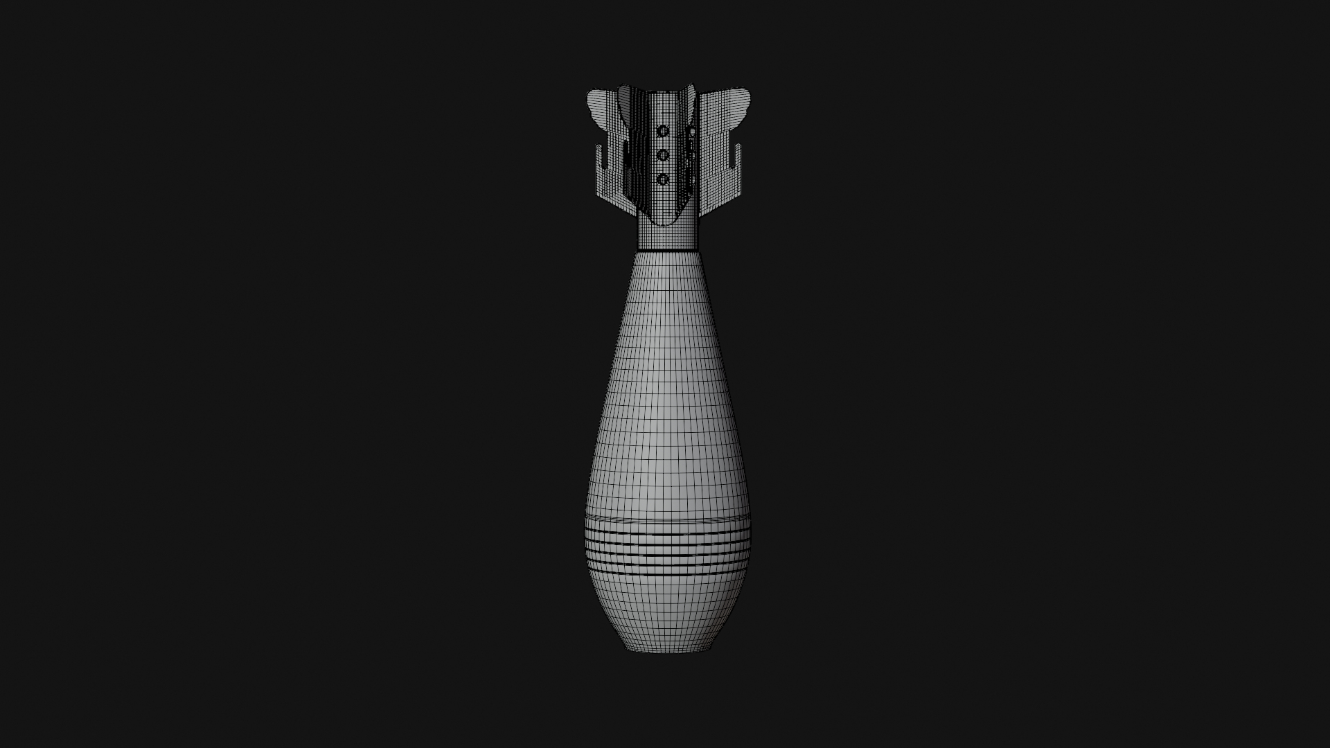 3D Model 82mm Mortar Shell Bomb - TurboSquid 2423238