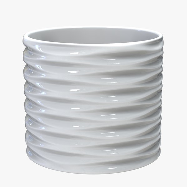 3D White Jar Design - TurboSquid 1924881