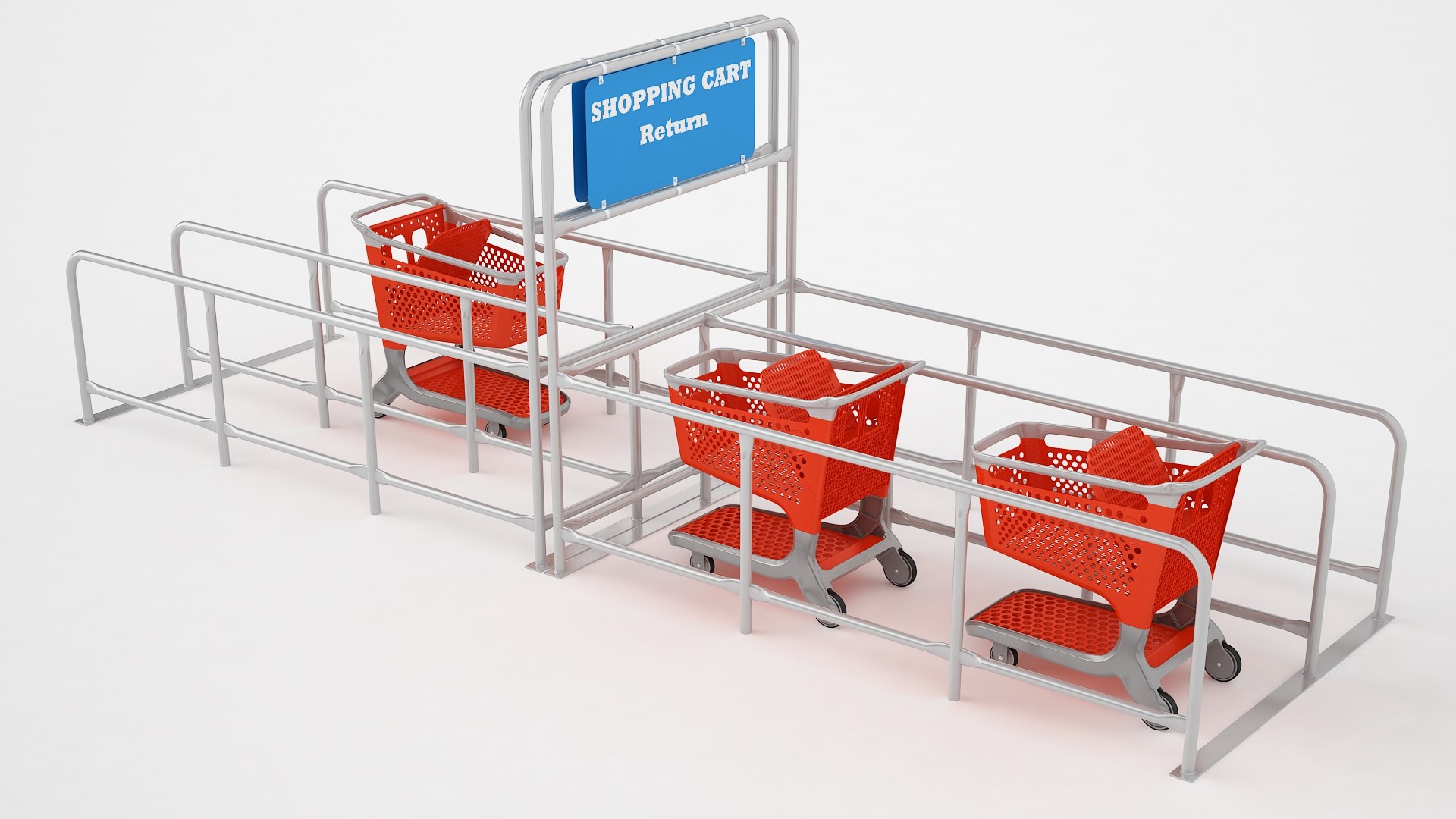 3D model Shopping Cart Return 02 - TurboSquid 2019302