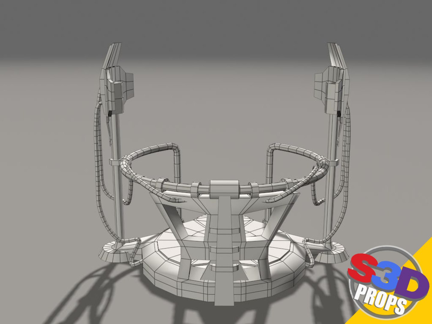 Sci-fi Teleporter 3d Max