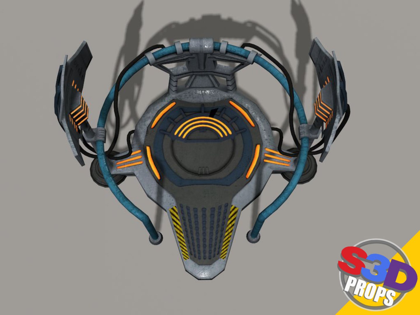 Sci-fi Teleporter 3d Max