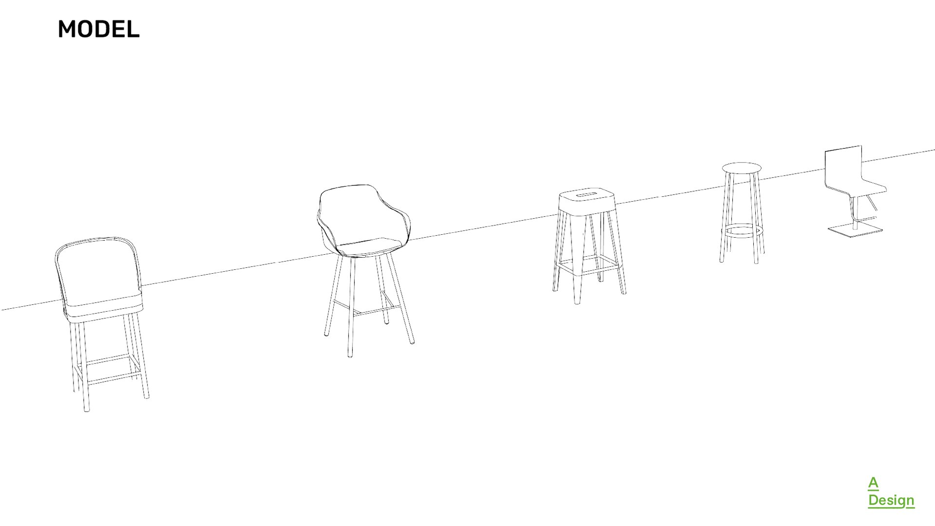 Bar Stools 3D Model - TurboSquid 2005303