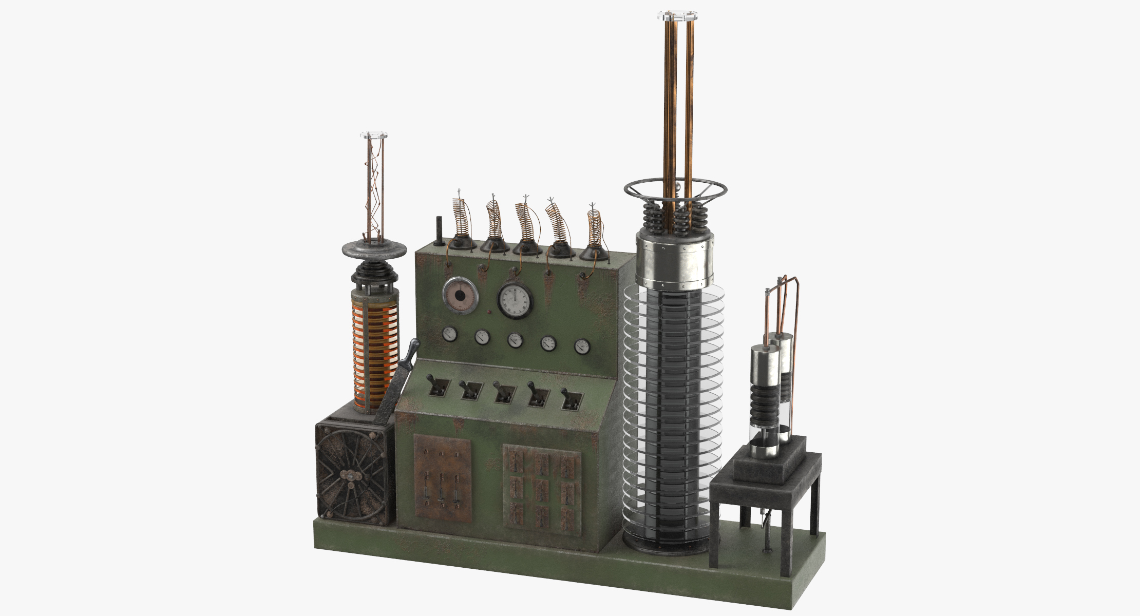 obj static electrical influence machine
