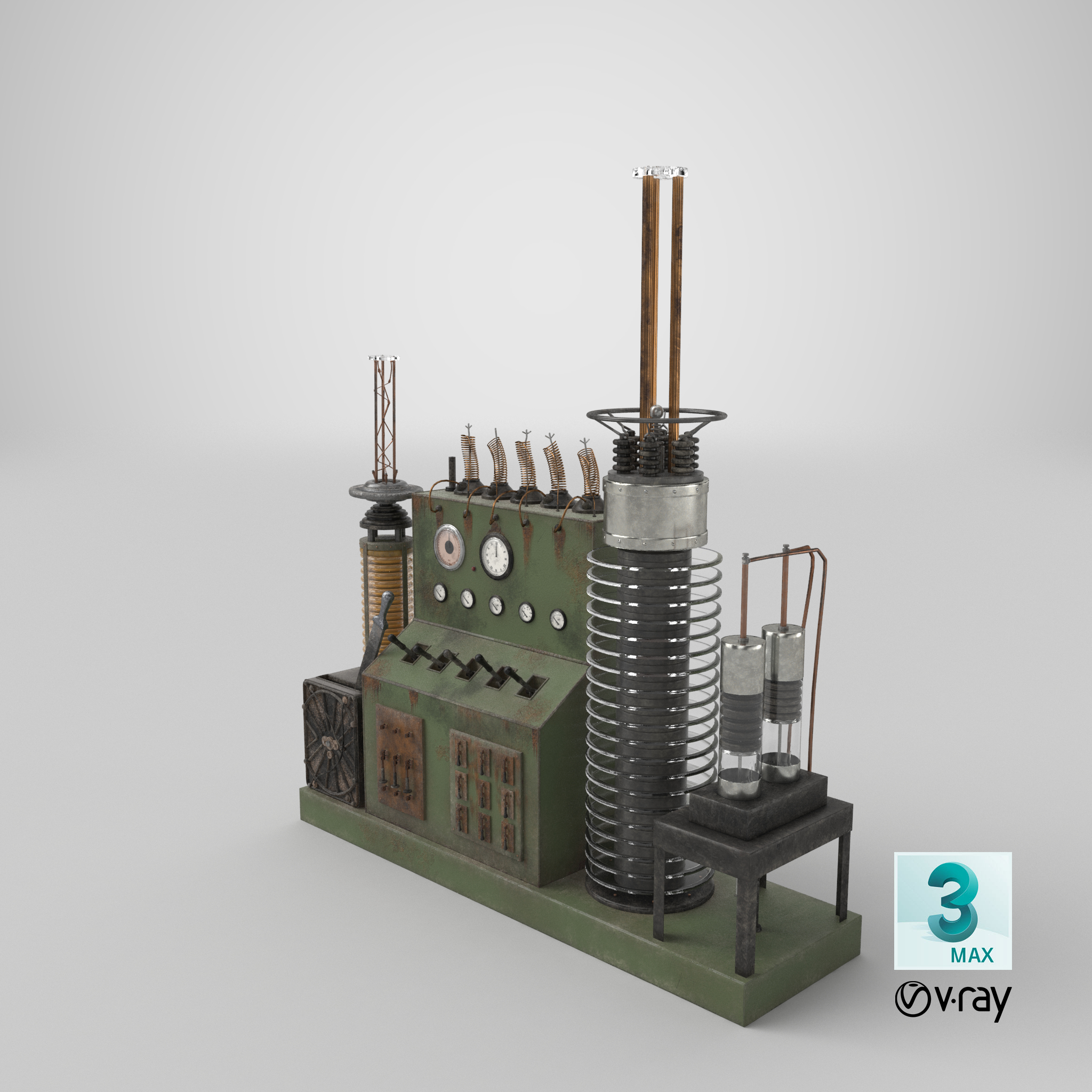 obj static electrical influence machine