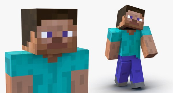 modelo 3d Colección de personajes de Minecraft 3 - TurboSquid 1620564