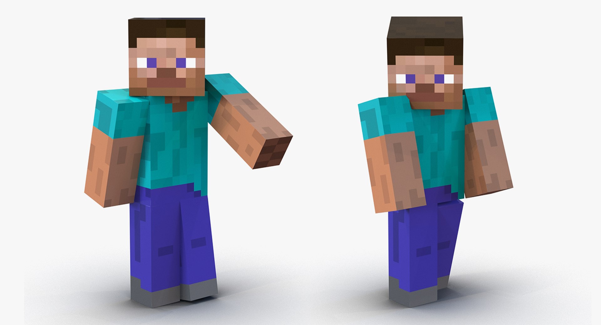 3D minecraft characters 3 model - TurboSquid 1620564