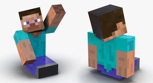 3D minecraft characters 3 model - TurboSquid 1620564