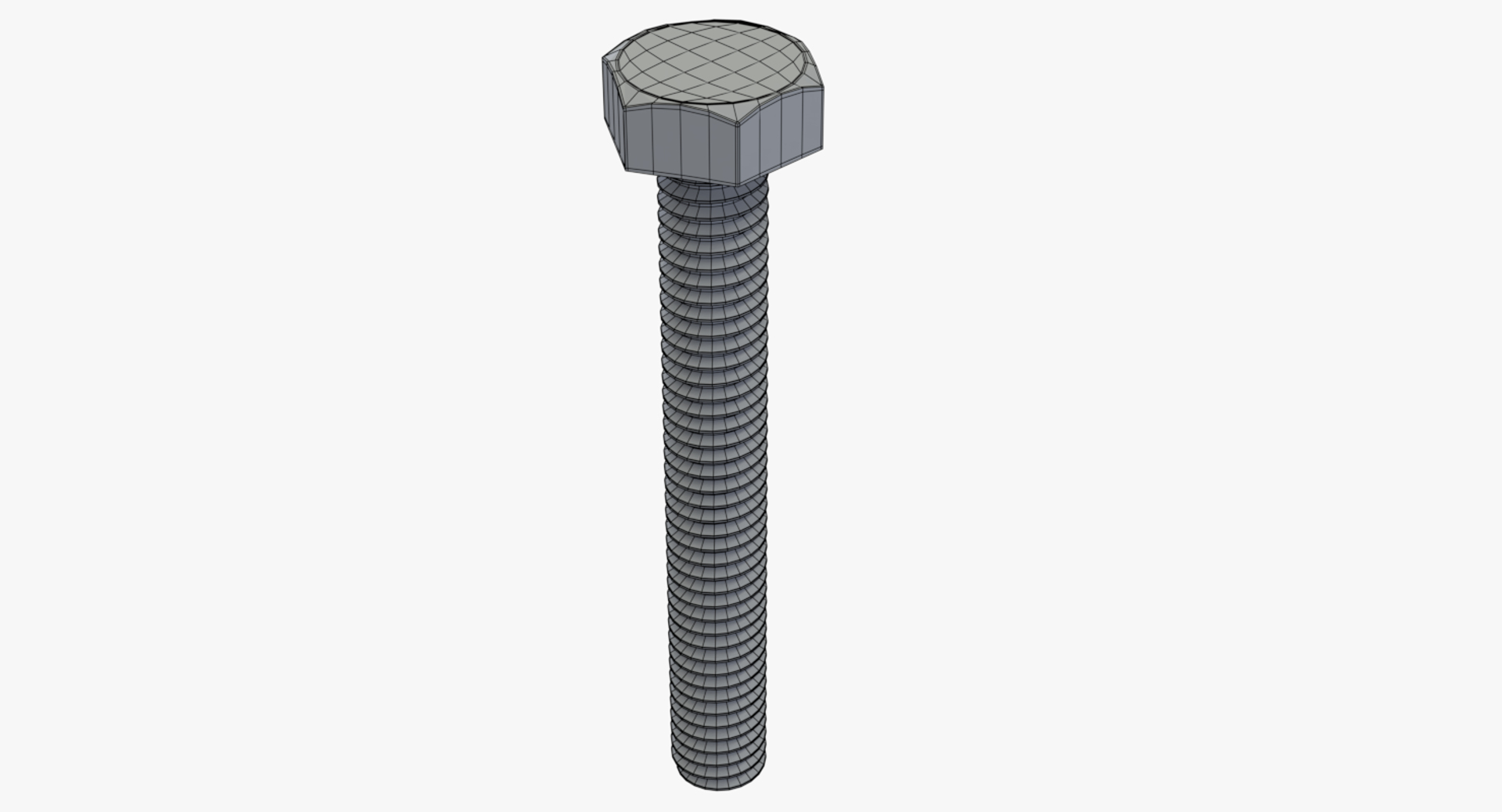 3D Model Hex Bolt M4x30 - TurboSquid 1359145