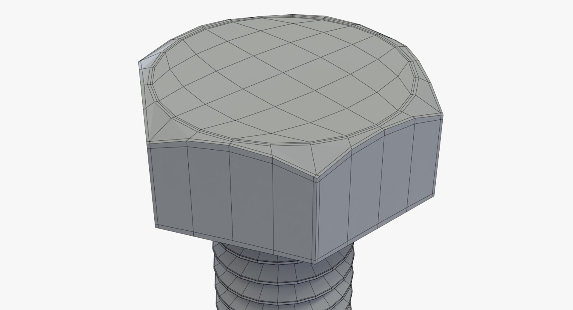 3D Model Hex Bolt M4x30 - TurboSquid 1359145