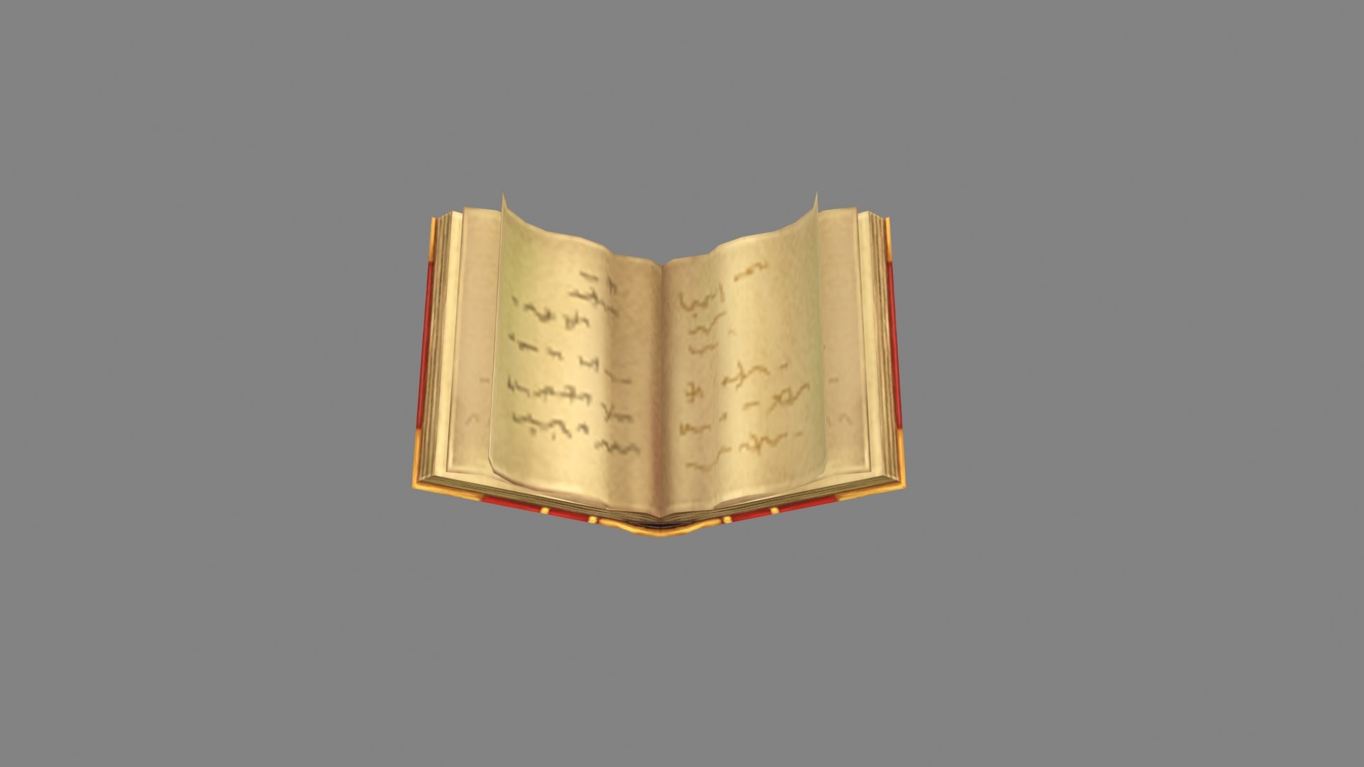 3D Model Cartoon Book Low-poly - TurboSquid 1961954