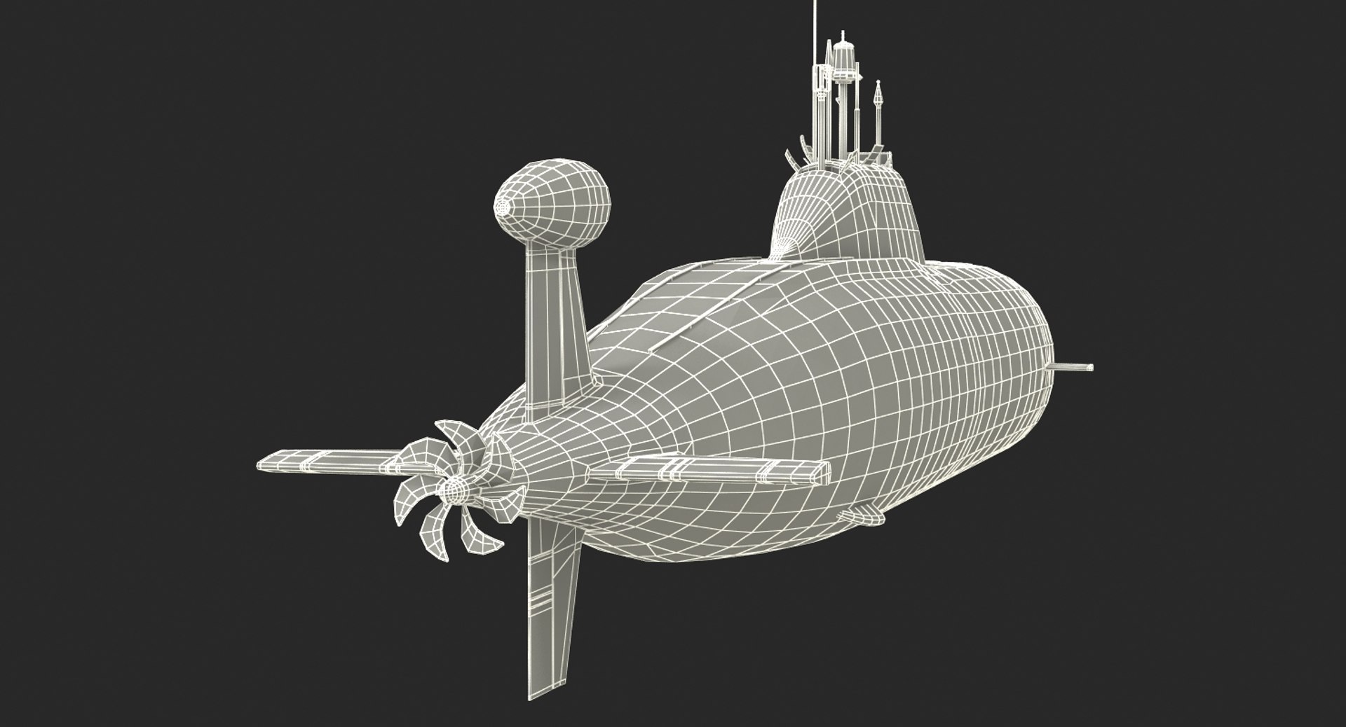 Nuclear Powered Attack Submarine 3D Model - TurboSquid 1159108