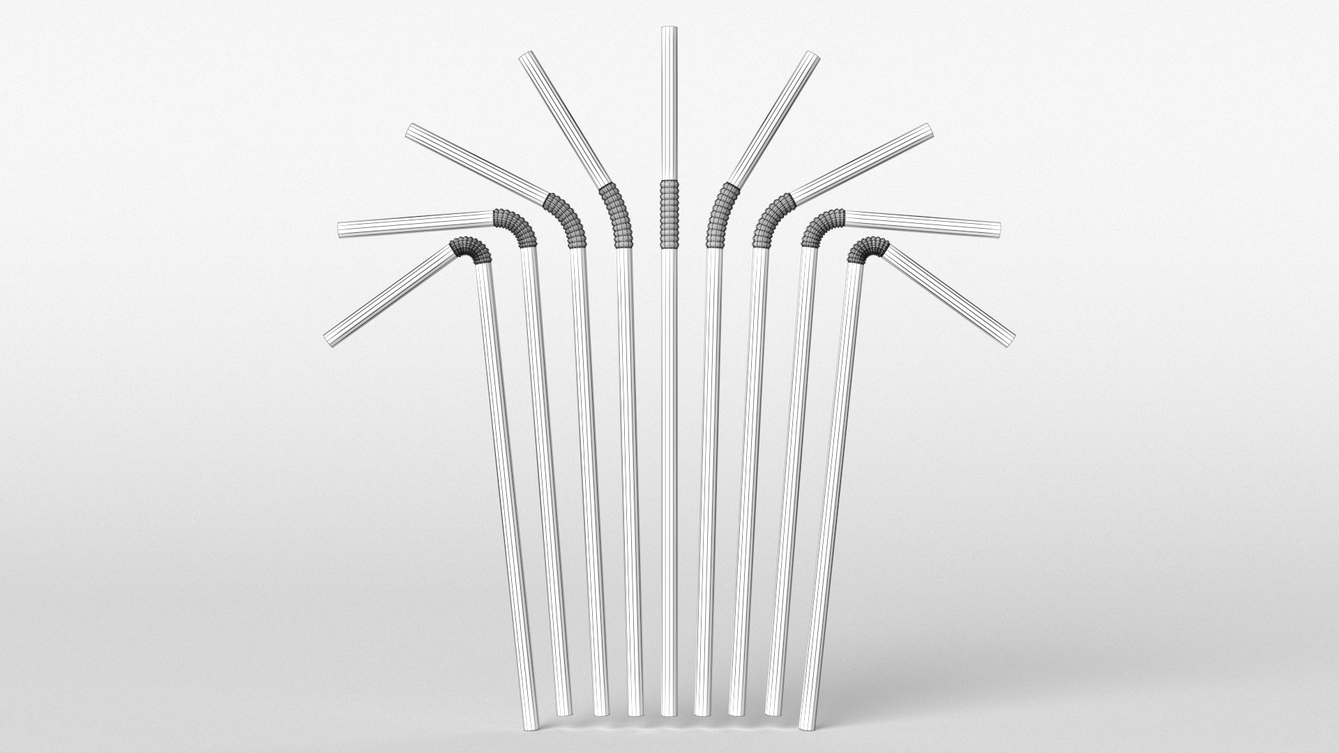 3D Drinking Straw Model - TurboSquid 2072271