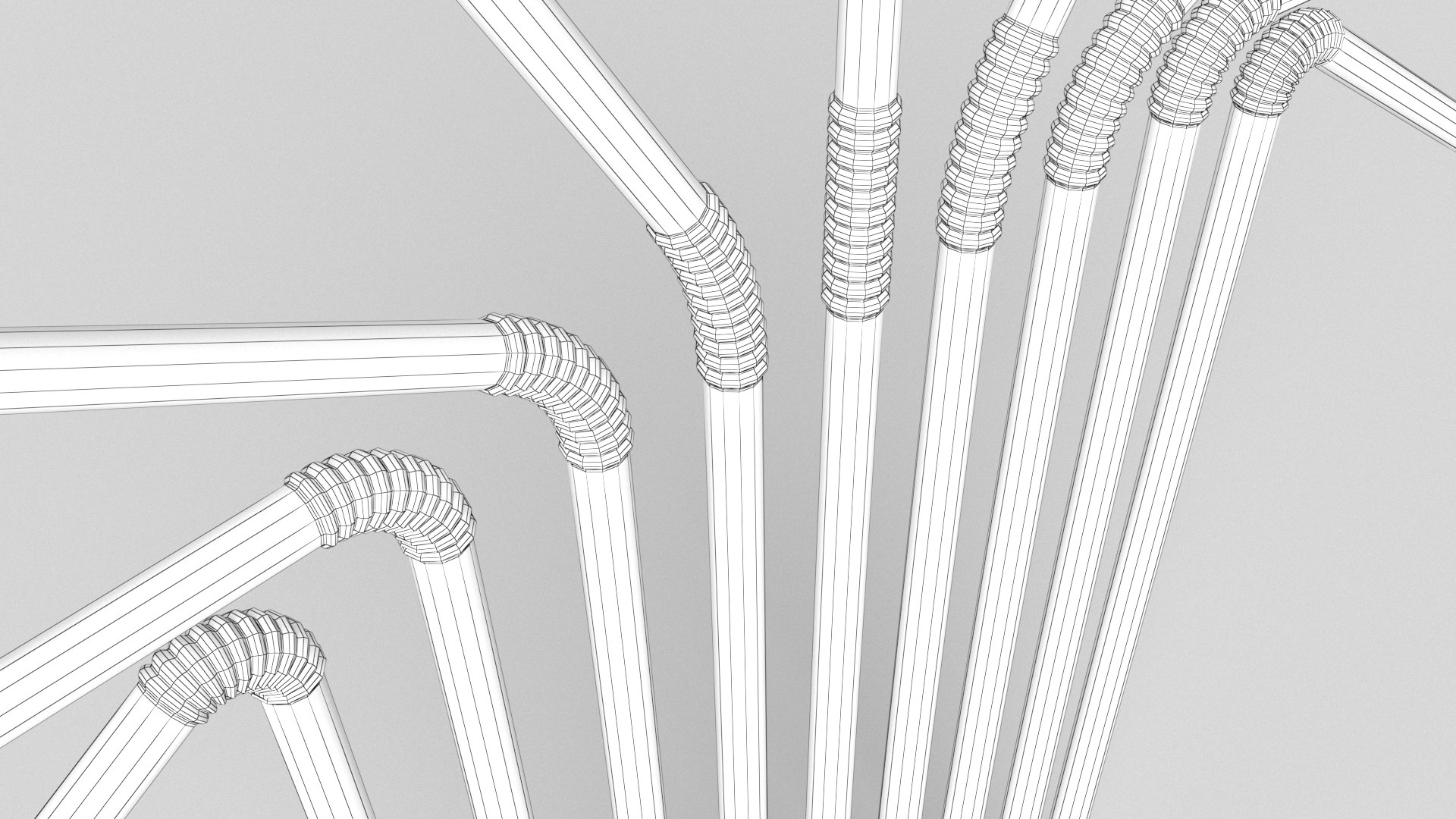 3D Drinking Straw Model - TurboSquid 2072271