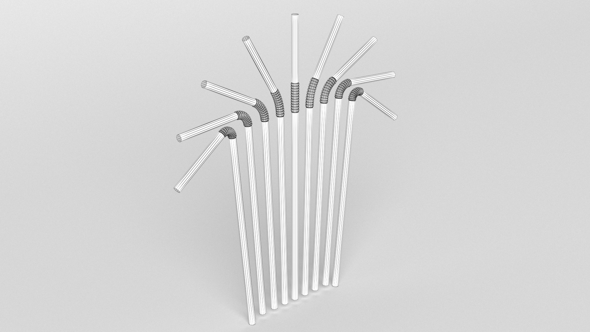 3D Drinking Straw Model - TurboSquid 2072271