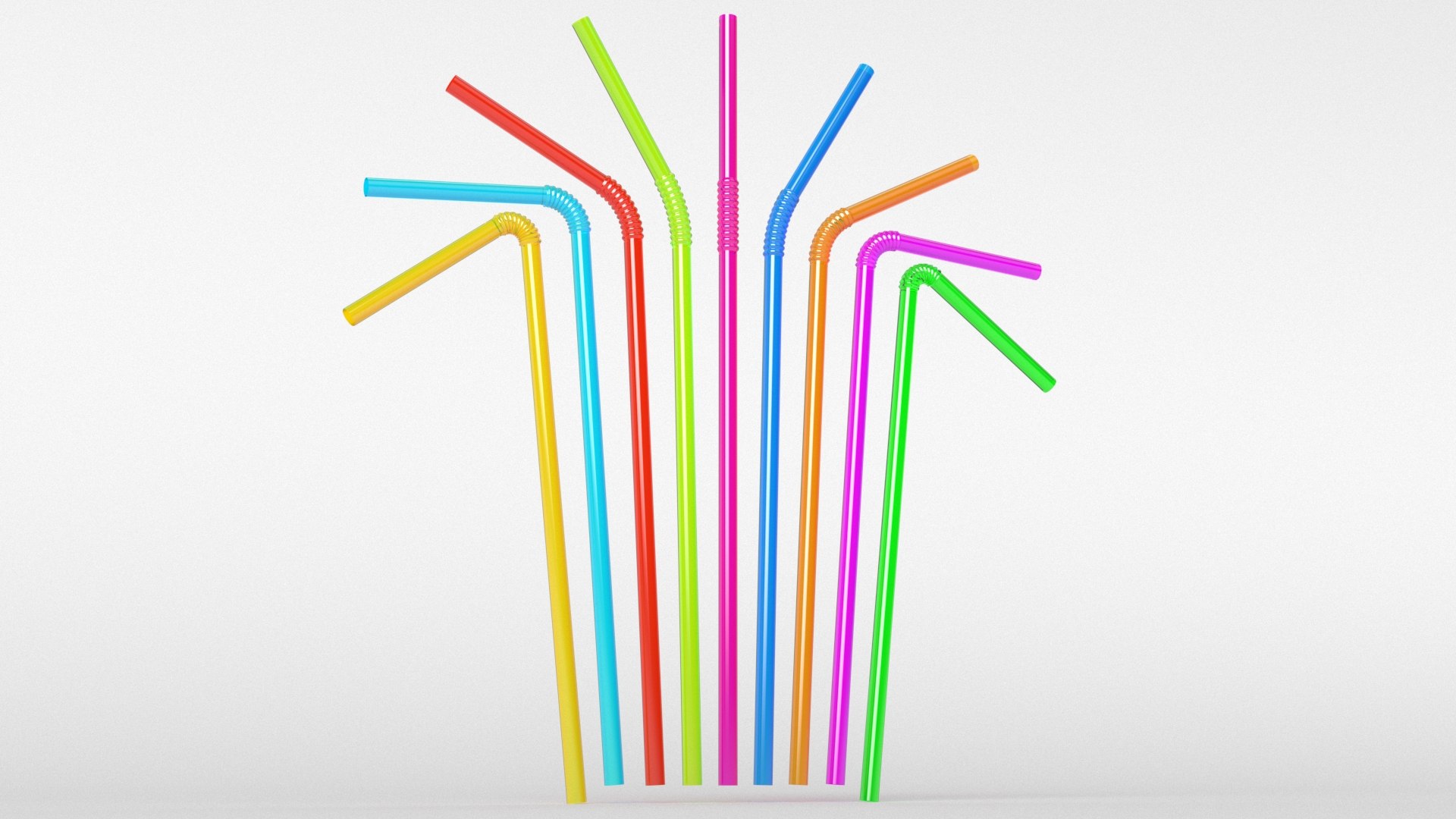 3D Drinking Straw Model - TurboSquid 2072271