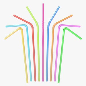 3D Straw Models | TurboSquid