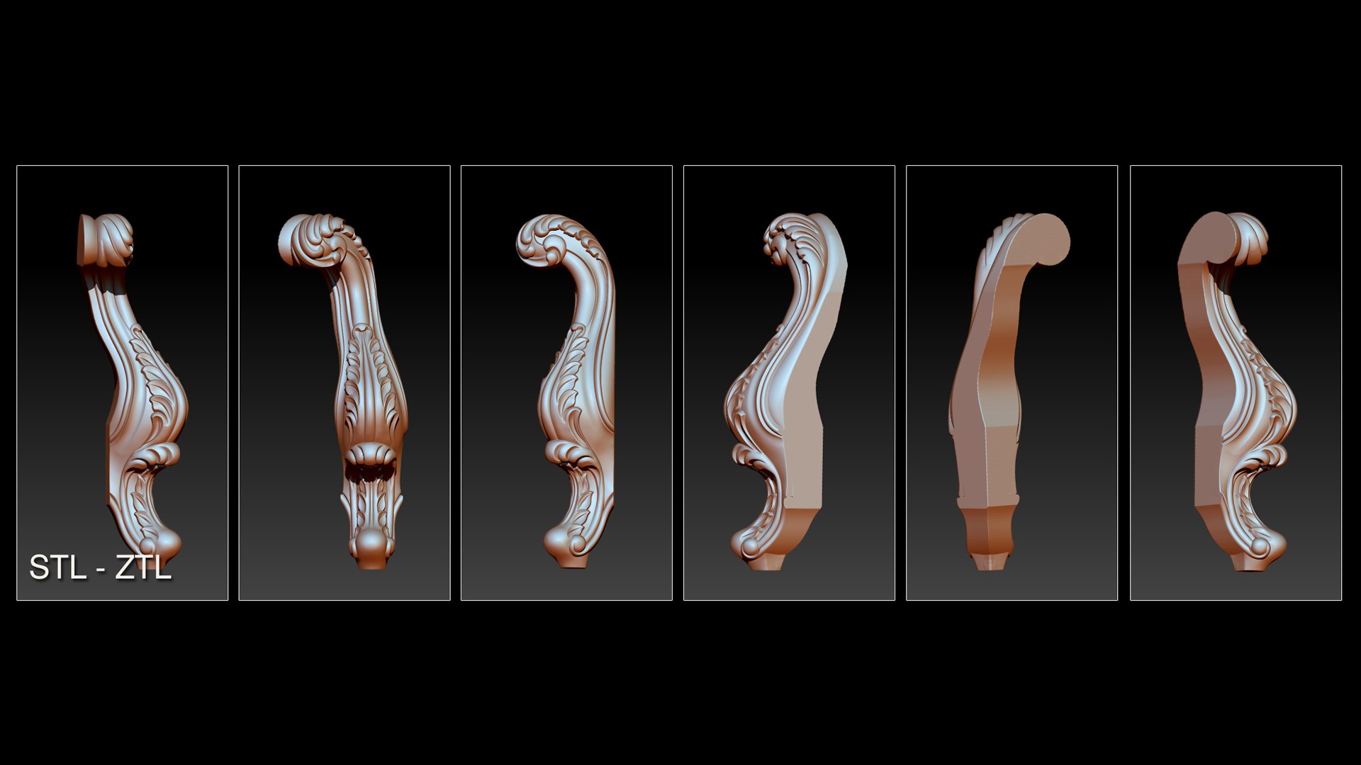 Collection Legs 3d STL Model Relief For CNC 3D Model - TurboSquid 1860577