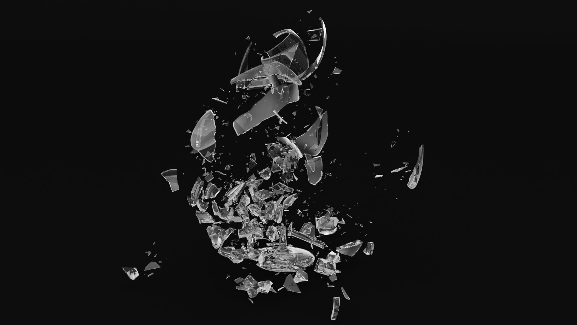 Animated Broken Glass 3D Model - TurboSquid 1837537