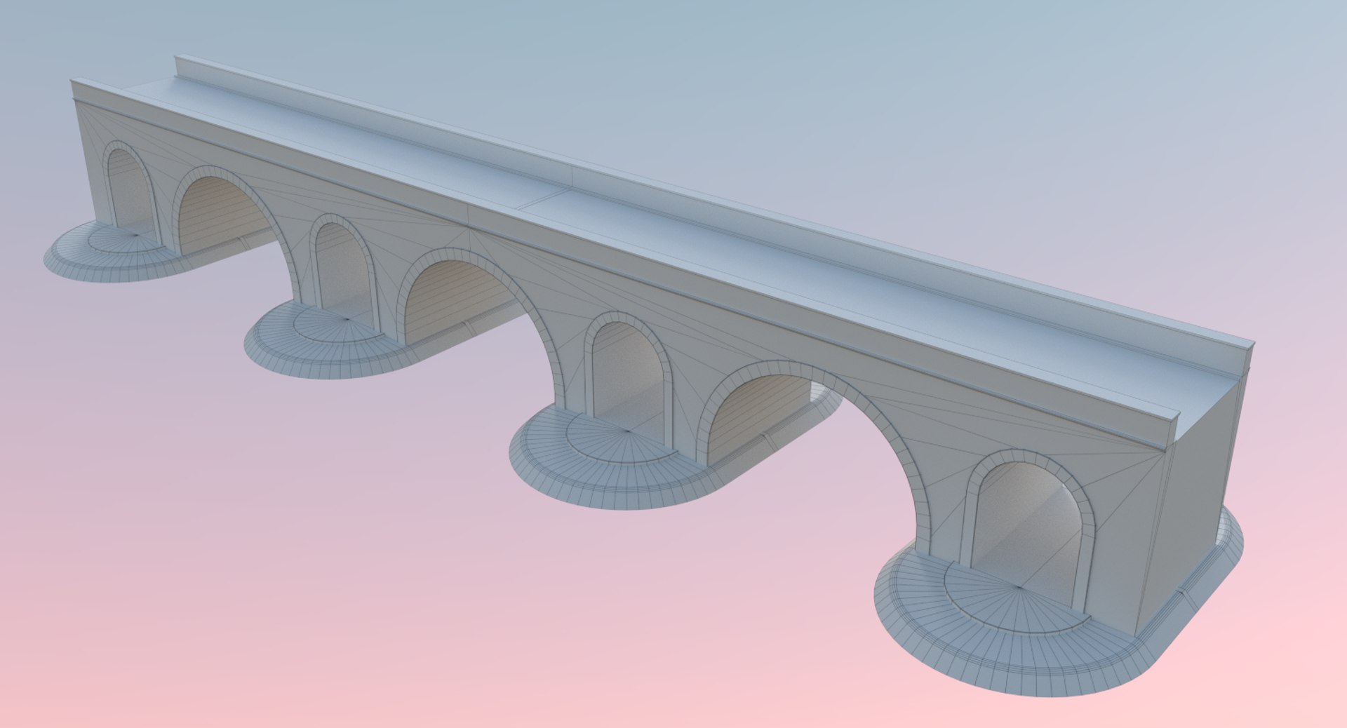 Stone bridge 7 model - TurboSquid 1173356
