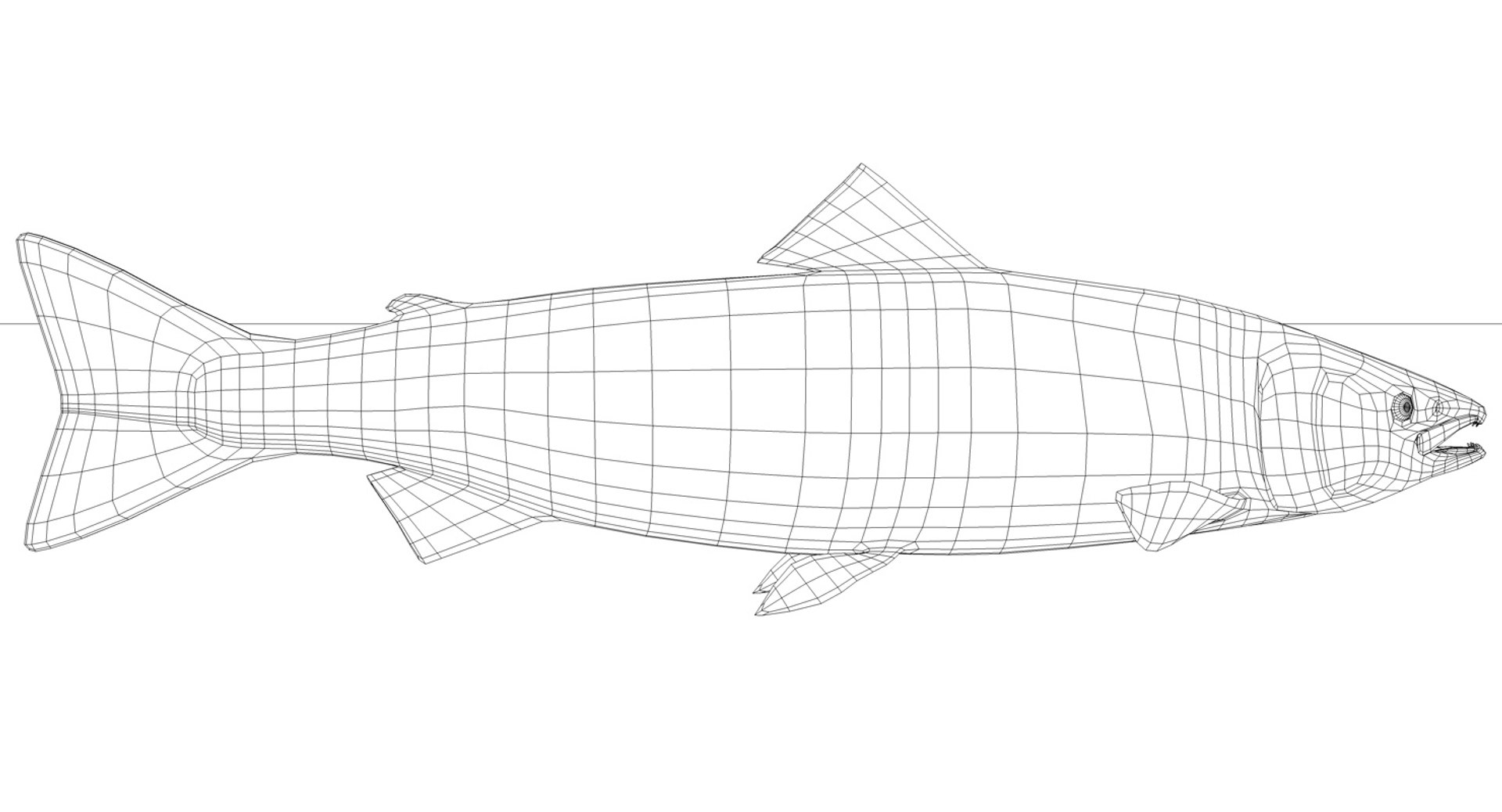 3D Model Set Atlantic Salmon Herring - TurboSquid 1192145