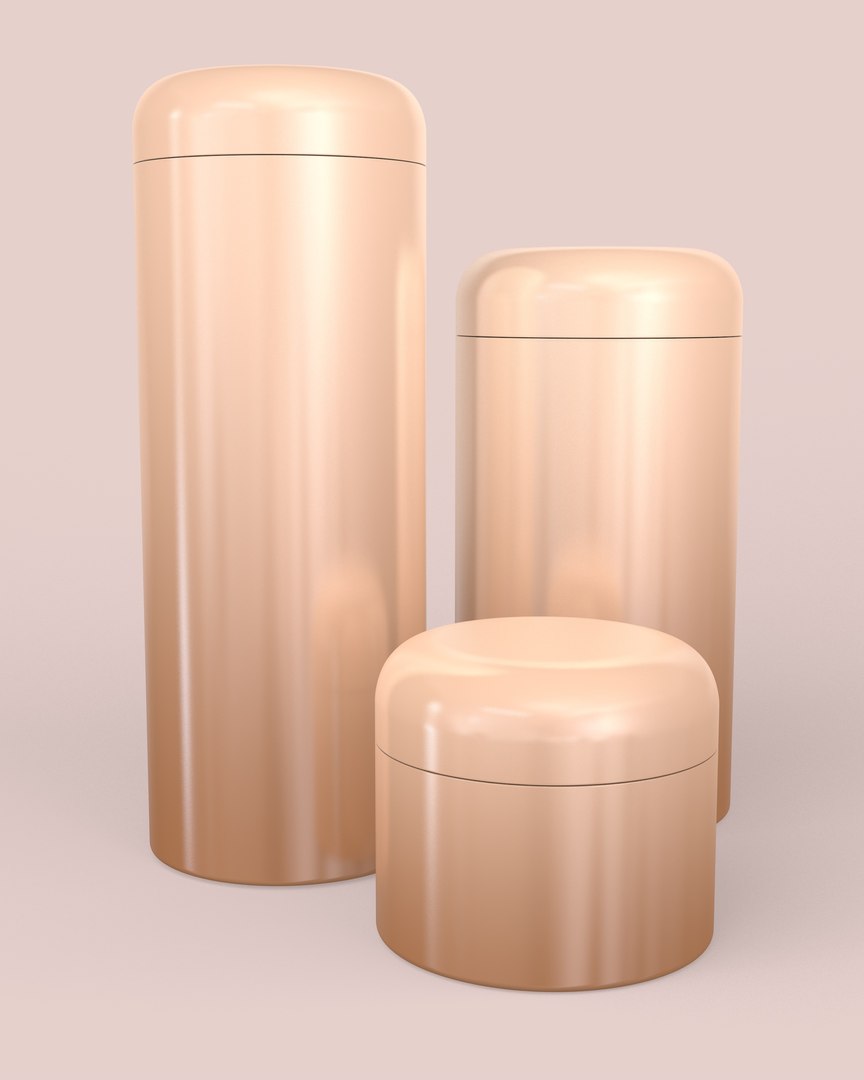 Jars Set 3D model - TurboSquid 2170869