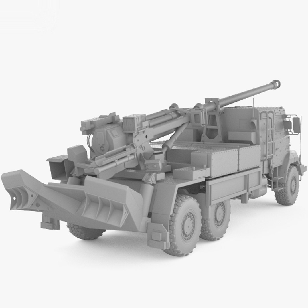 Caesar Self-propelled Howitzer 3D - TurboSquid 1541033