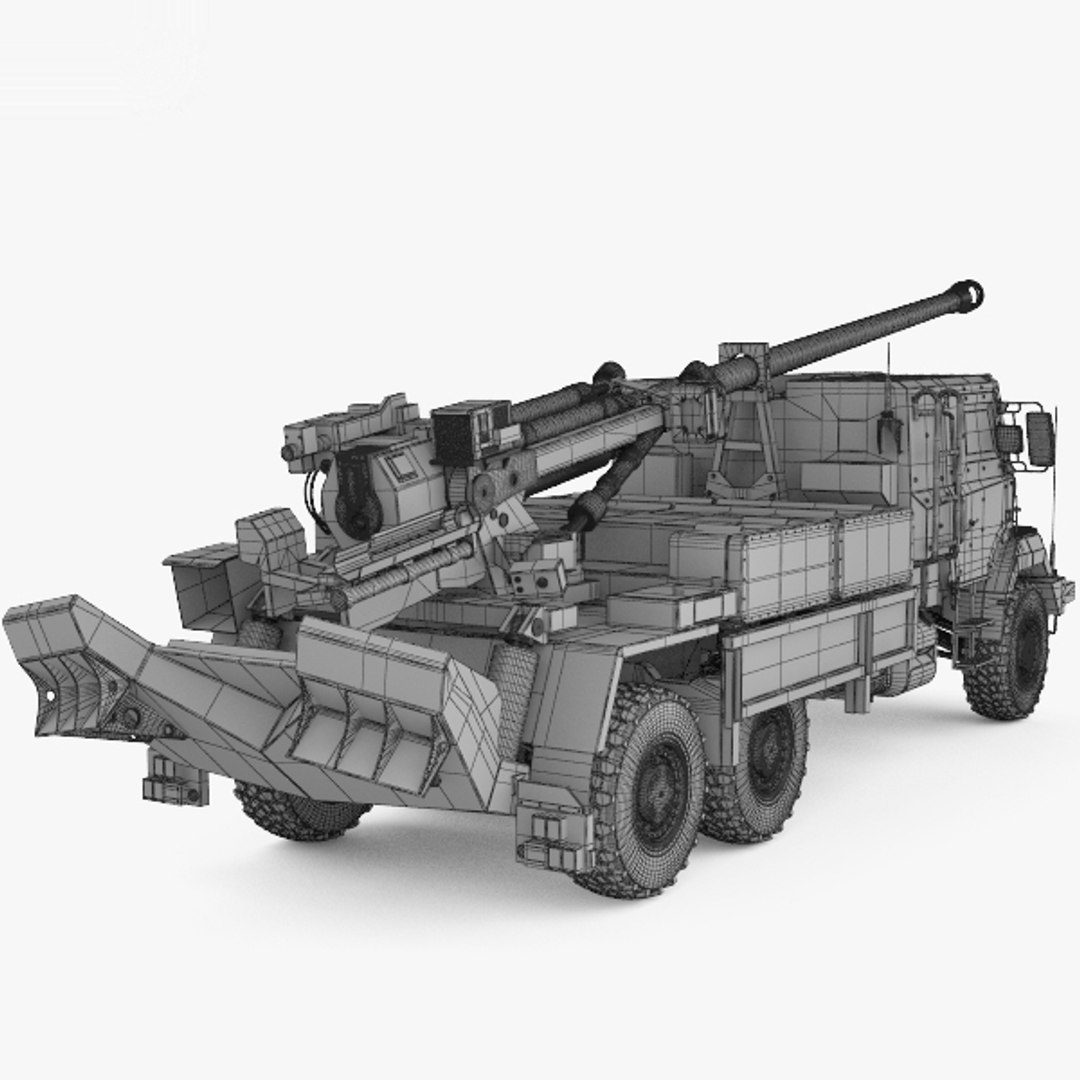 Caesar Self-propelled Howitzer 3D - TurboSquid 1541033