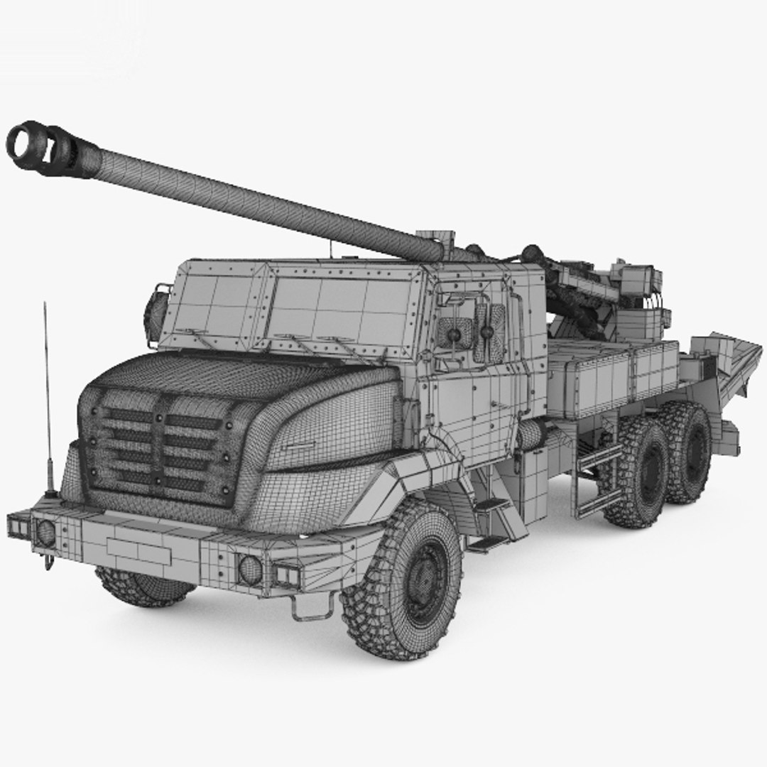 Caesar Self-propelled Howitzer 3D - TurboSquid 1541033