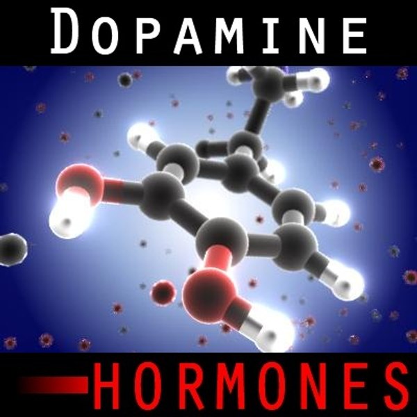 dopamine medication 3d model