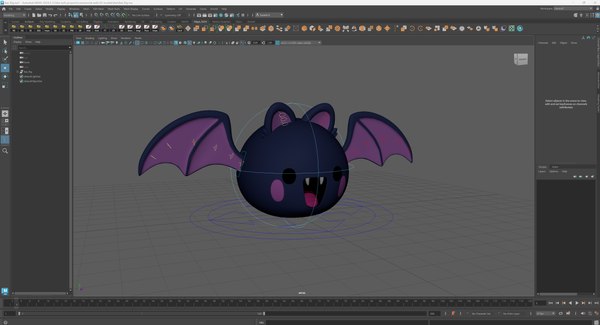 modelo 3d BAT Maya aparejado - TurboSquid 2343246