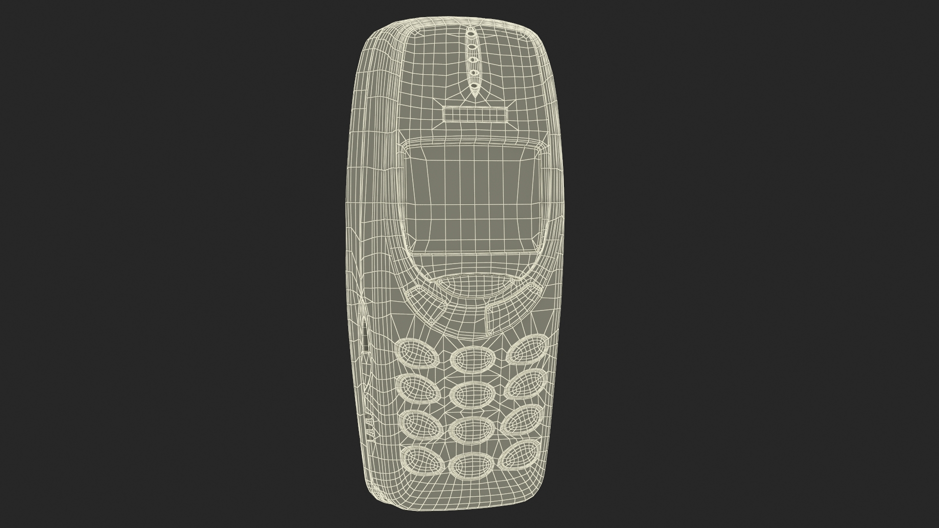 Original Nokia Phone 3310 Switched On 3D - TurboSquid 2188896