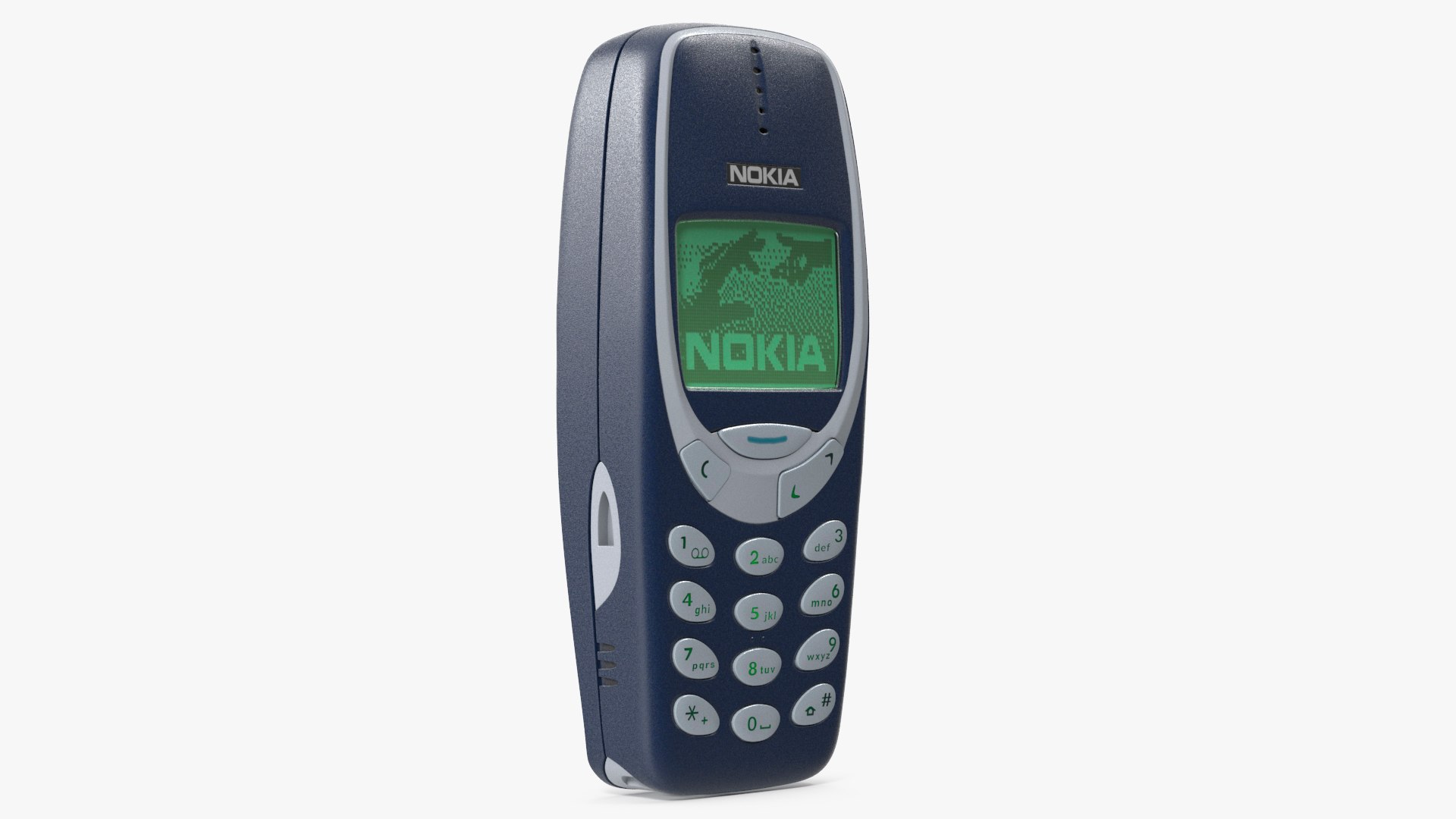 Original Nokia Phone 3310 Switched On 3D - TurboSquid 2188896