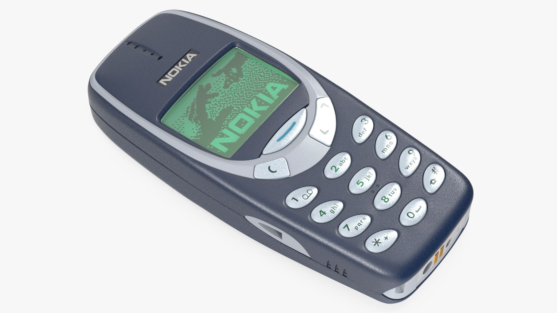 Original Nokia Phone 3310 Switched On 3D - TurboSquid 2188896