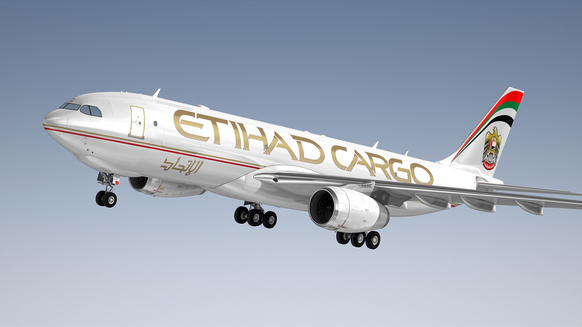 3D Airbus A330-200F Etihad Cargo Model - TurboSquid 2151404