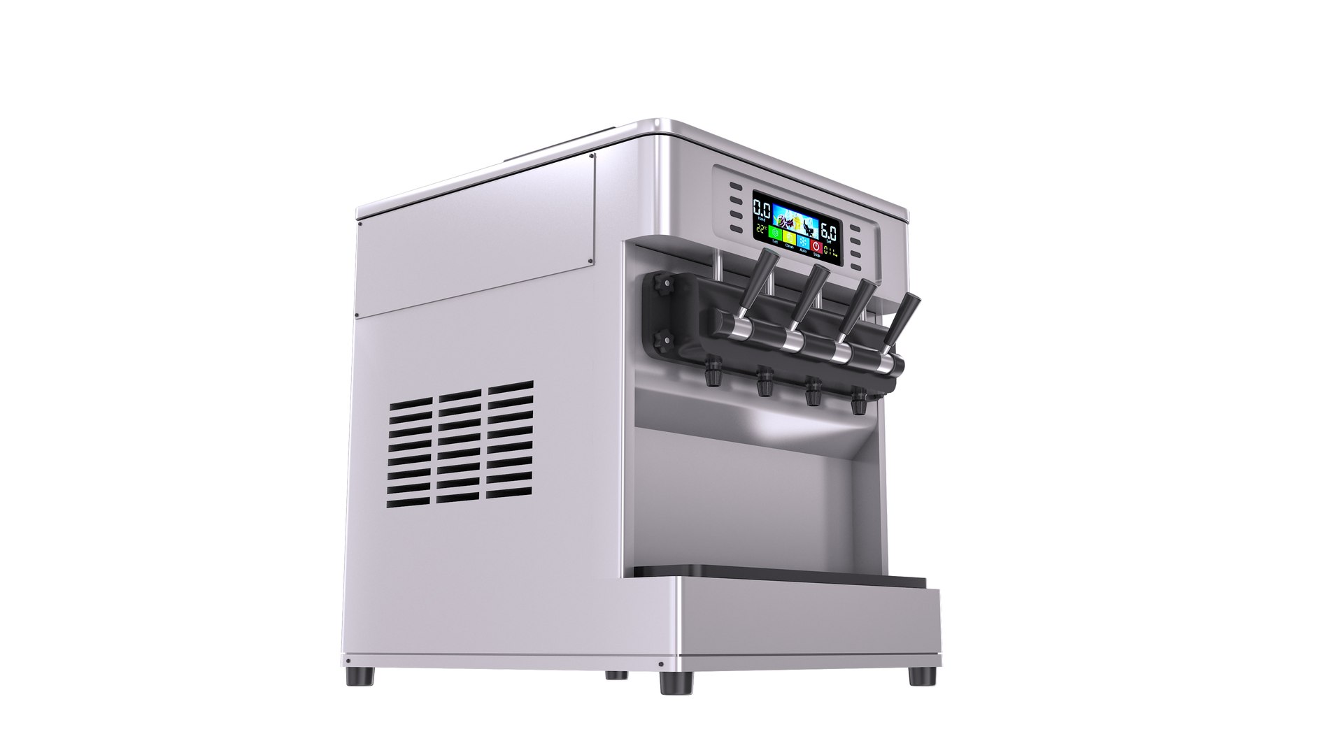 3D Model Ice Cream Cart And Ice Cream Machine - TurboSquid 1901292