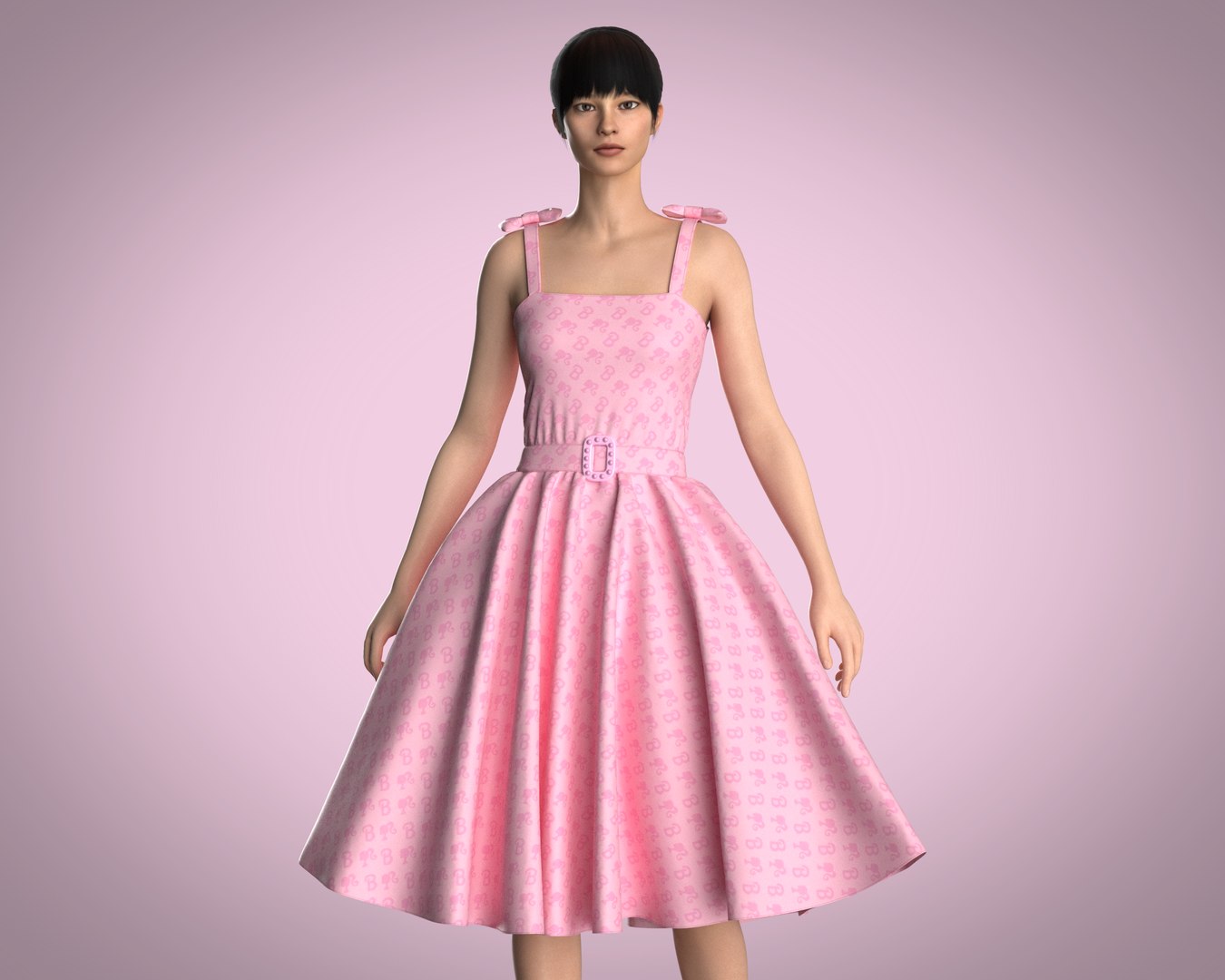 3D Model Barbie Dress-Barbie B - TurboSquid 2111745