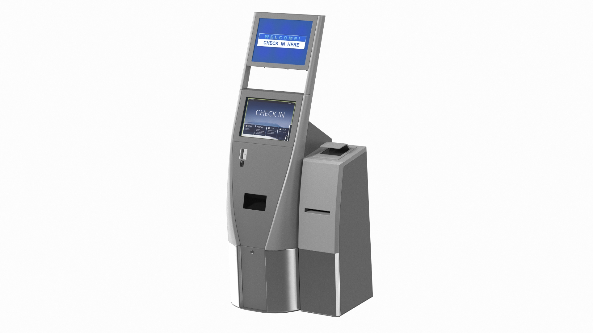 3D Model Self Check In Kiosk - TurboSquid 1835859