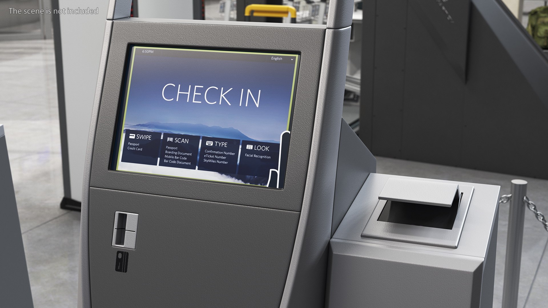 3D Model Self Check In Kiosk - TurboSquid 1835859
