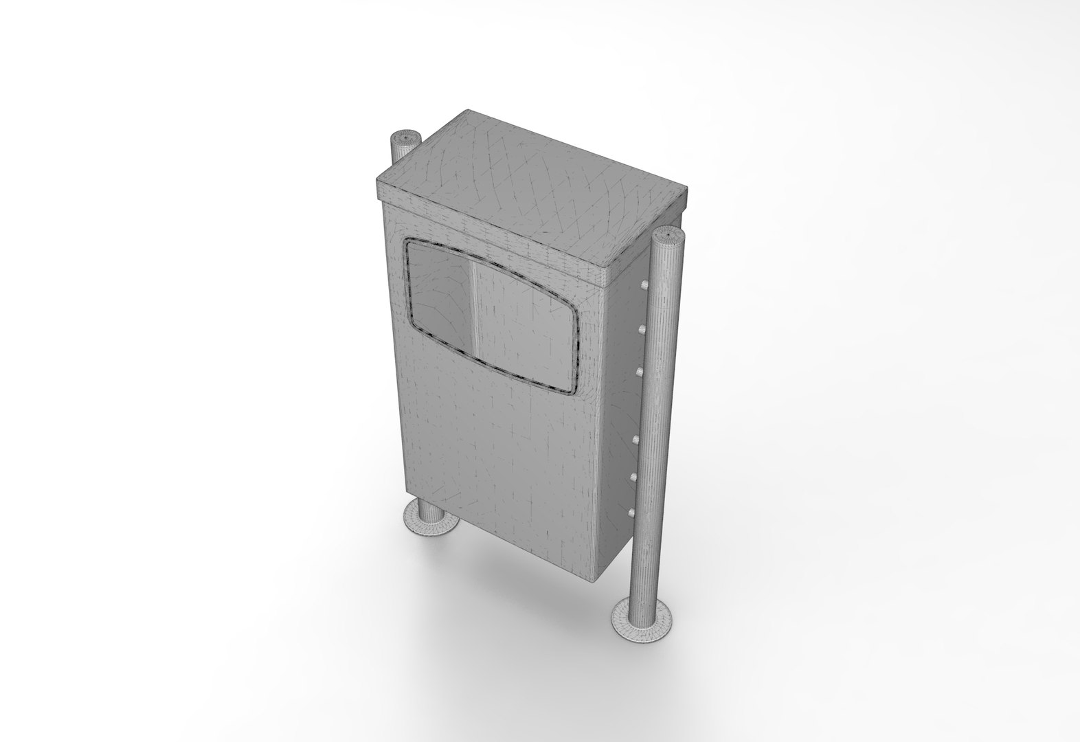 3D Basic Bin - TurboSquid 1927841