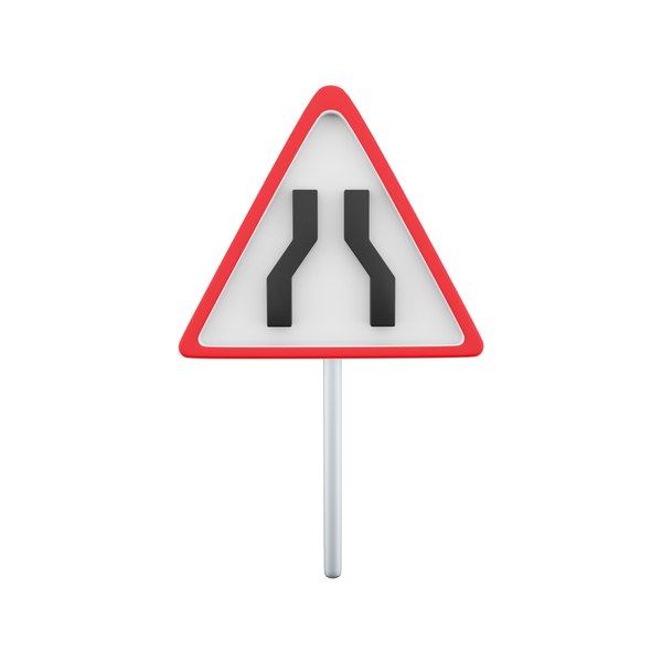3d road sign extending both side icon 3D model - TurboSquid 2018132