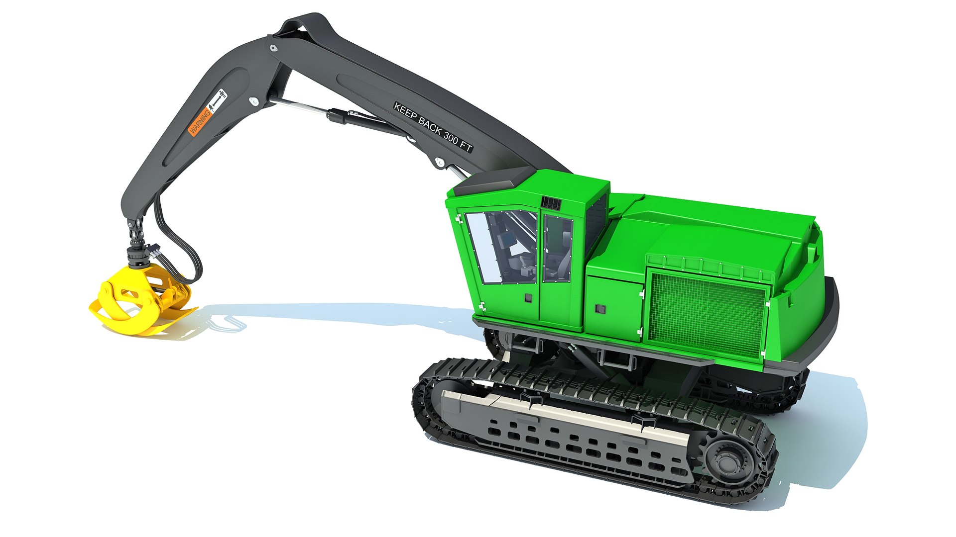 Forestry Harvester 3D Model - TurboSquid 1802368
