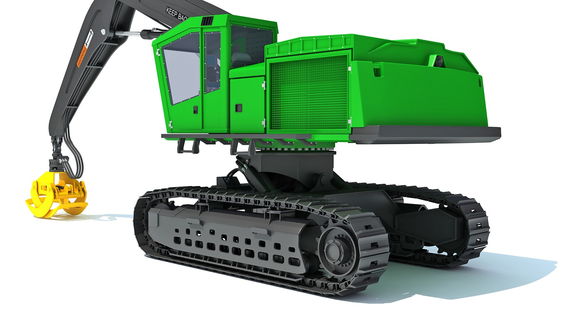 Forestry Harvester 3D Model - TurboSquid 1802368