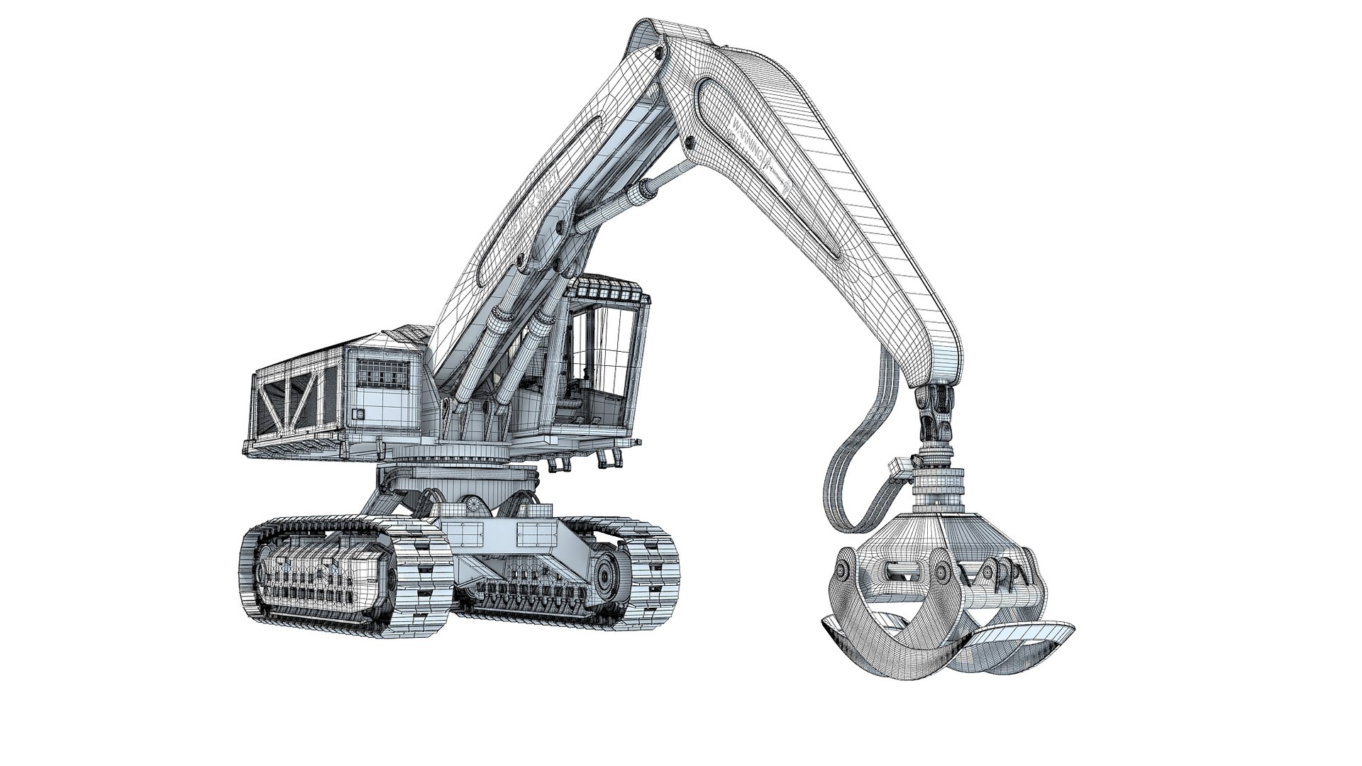 Forestry Harvester 3D Model - TurboSquid 1802368