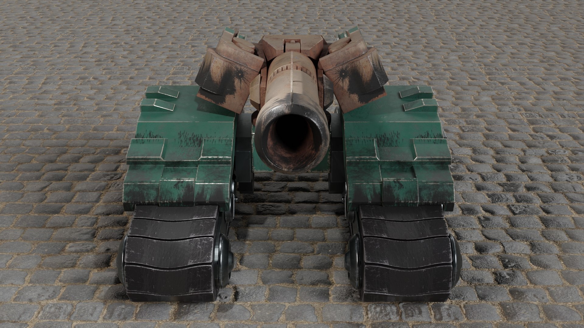 3D Overwatch - Bastion Tank Model - TurboSquid 2040703